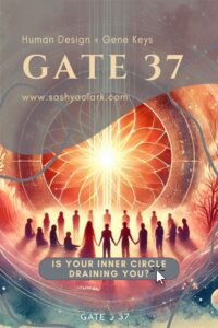 Human Design and Gene Keys Gate 37 - CaTellyst Coaching